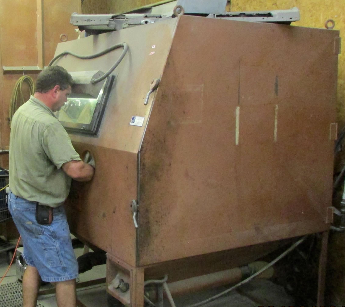 Sand Blasting - Carters Powder Coating in Tennessee